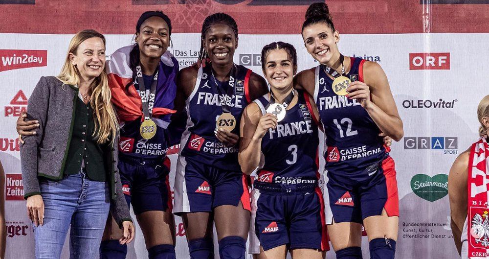 Fabuleuses Équipes de France 3x3 : les filles championnes du monde, les mecs médaillés de bronze ...