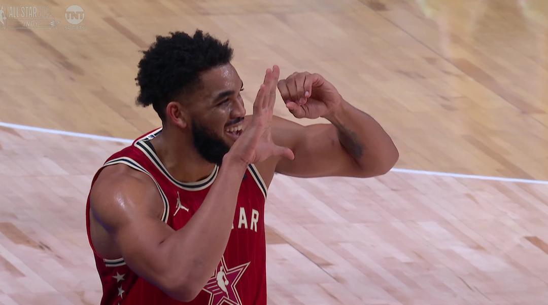 50 points pour Karl-Anthony Towns au All-Star Game, KAT était bouil-lant