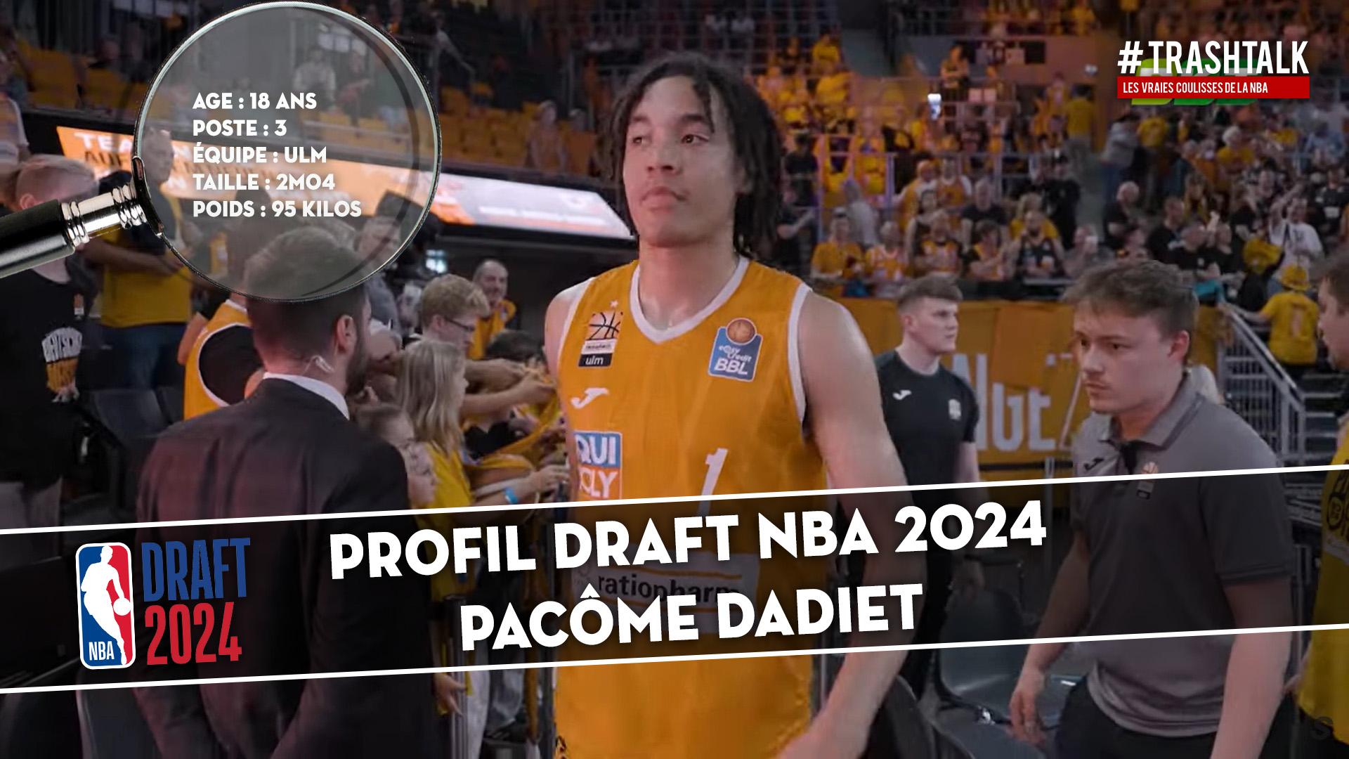 Profil Draft NBA 2024 - Pacôme Dadiet