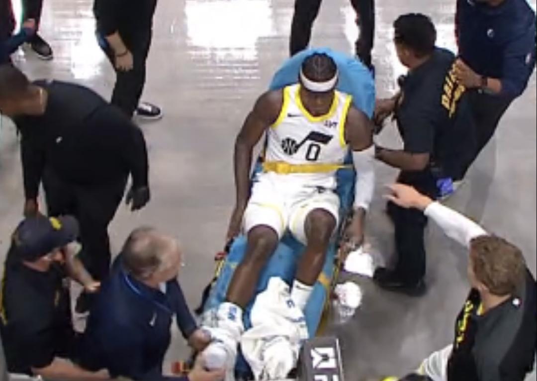 Taylor Hendricks victime d'une horrible blessure à la jambe