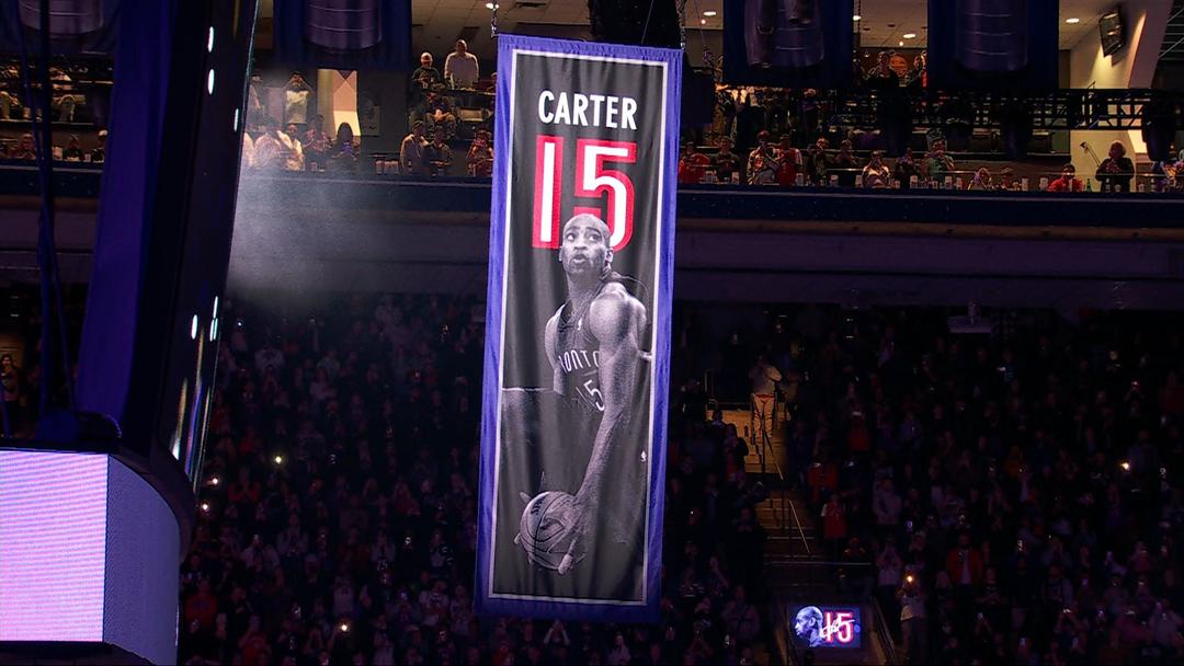 Le n°15 de Vince Carter est officiellement retiré