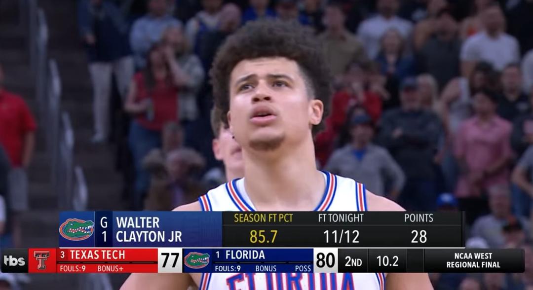 March Madness : quand Walter Clayton Jr. (Florida) se prend pour ...