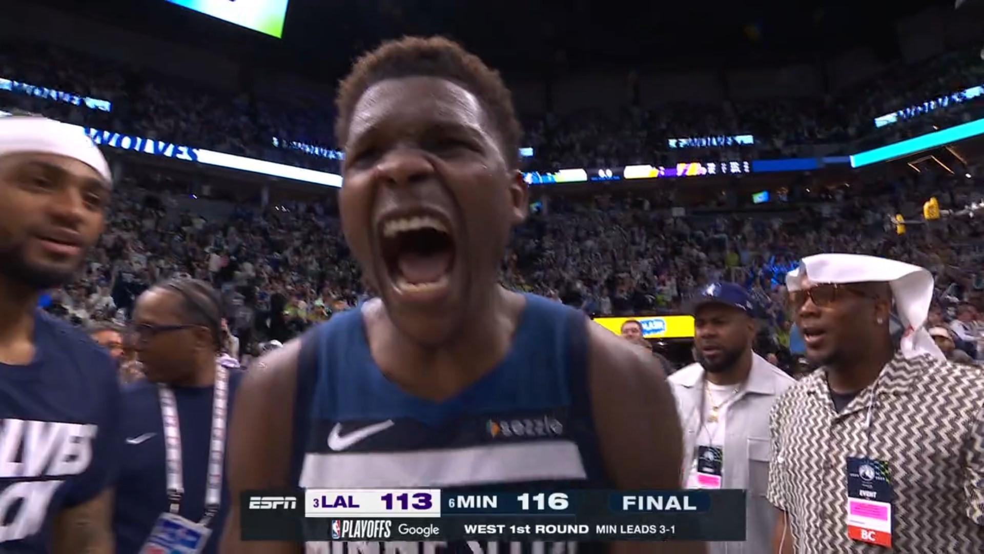 Anthony Edwards MONUMENTAL (43 points) face aux Lakers