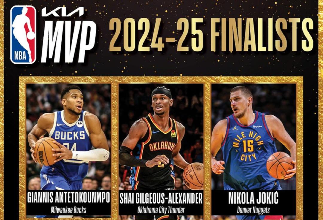 NBA awards : les trois finalistes pour le trophée de MVP 2024-25