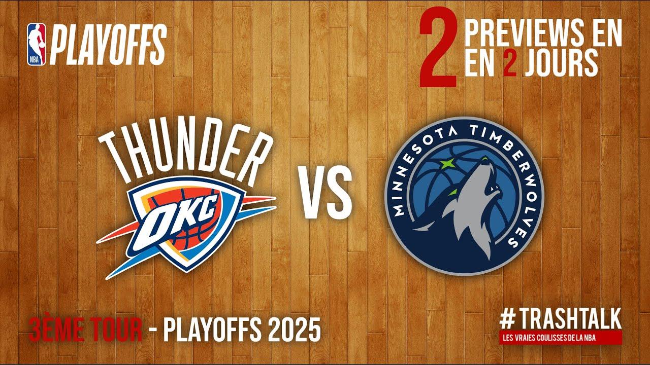 NBA Playoffs 2025 : Thunder - Wolves, la preview